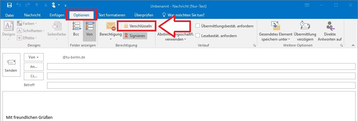 Schritt-für-Schritt-Anleitung: Einzelne E-Mail in Outlook verschlüsseln ... Schritt-für-Schritt-Anleitung: Einzelne E-Mail in Outlook verschlüsseln ...